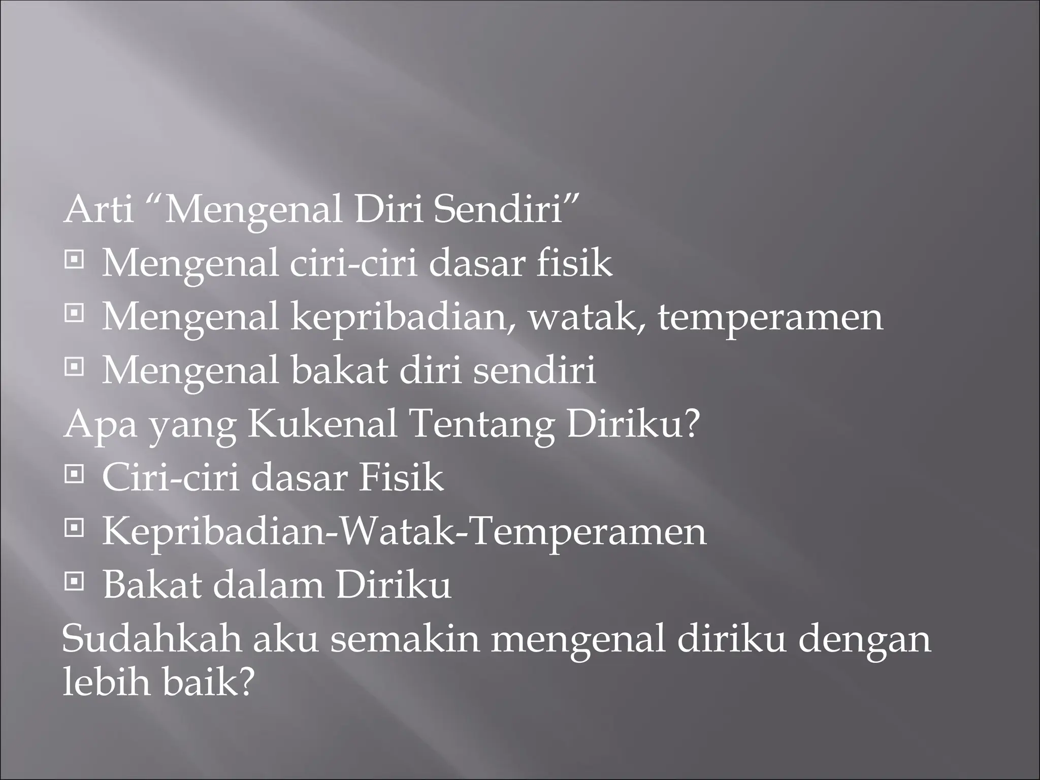 BAB 3 MENGGALI POTENSI DIRI untuk kegiatan observasi | PPT