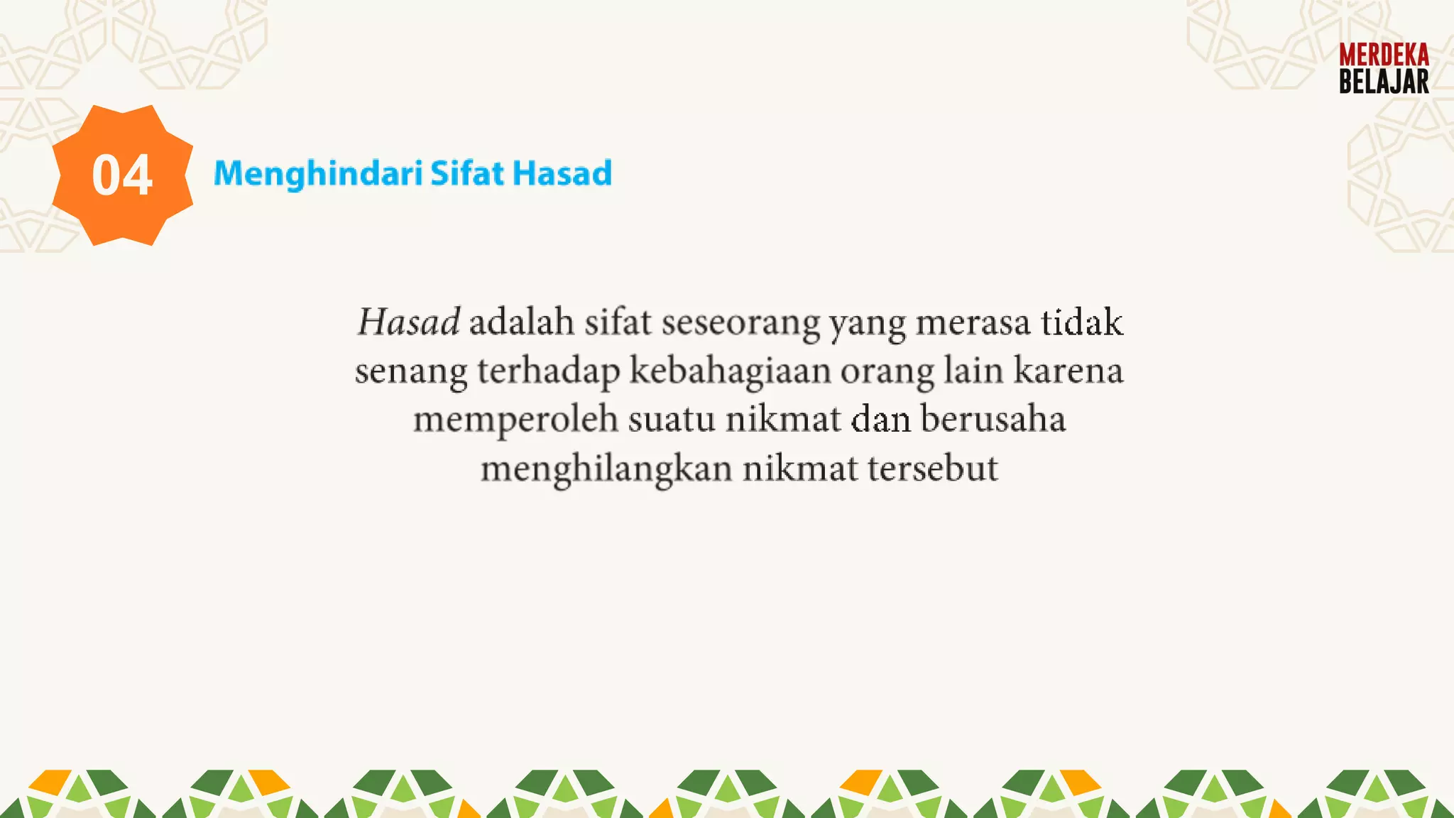 Bab 3 Menghindari Berfoya-foya, Riya', Sum'ah, Takabur, dan Hasad.pptx