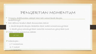 Bab 3 momentum dan impuls | PPT