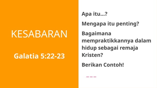 Bab 3 Nilai-nilai Kristiani menyangkut Buah ROh.pptx