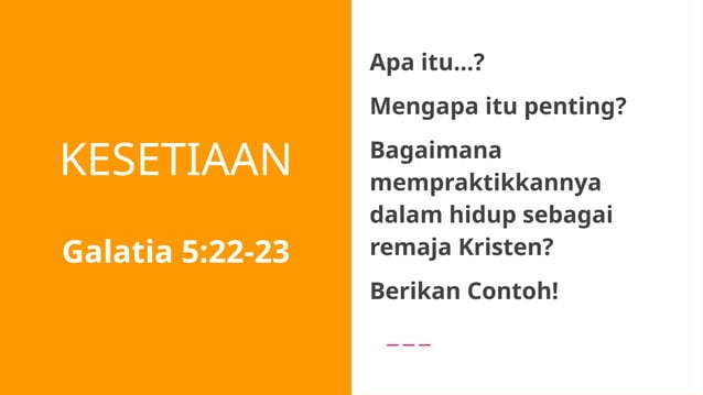 Bab 3 Nilai-nilai Kristiani menyangkut Buah ROh.pptx