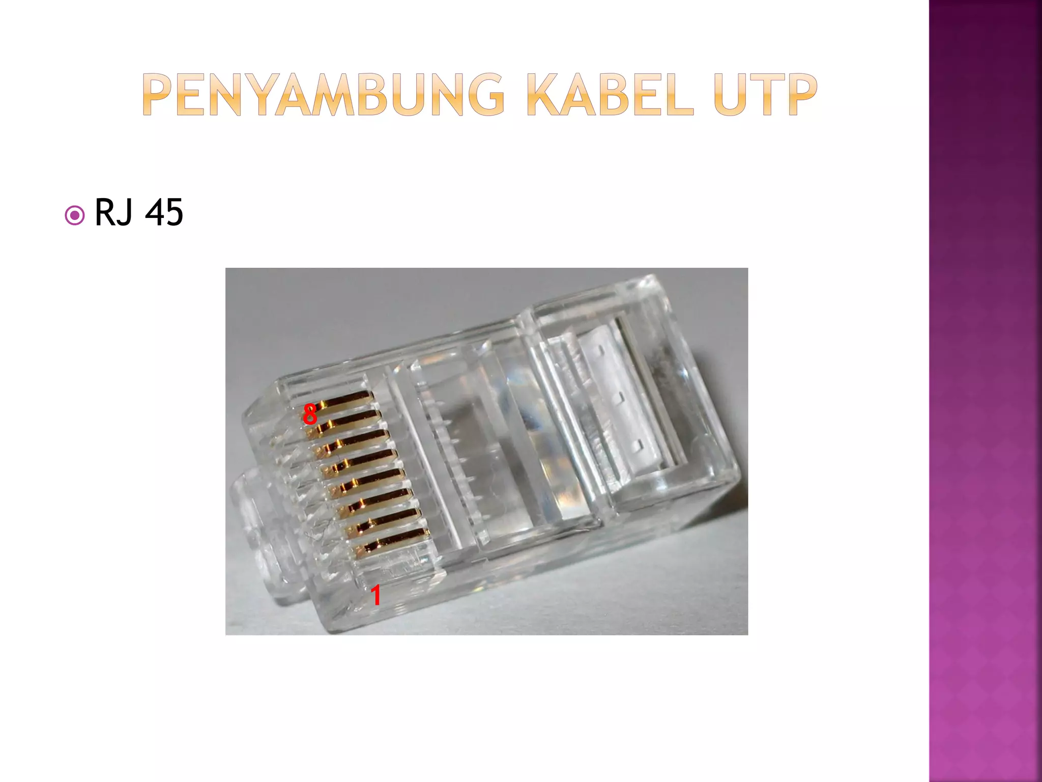 Bab 3 : Penamatan kabel Rangkaian | PDF