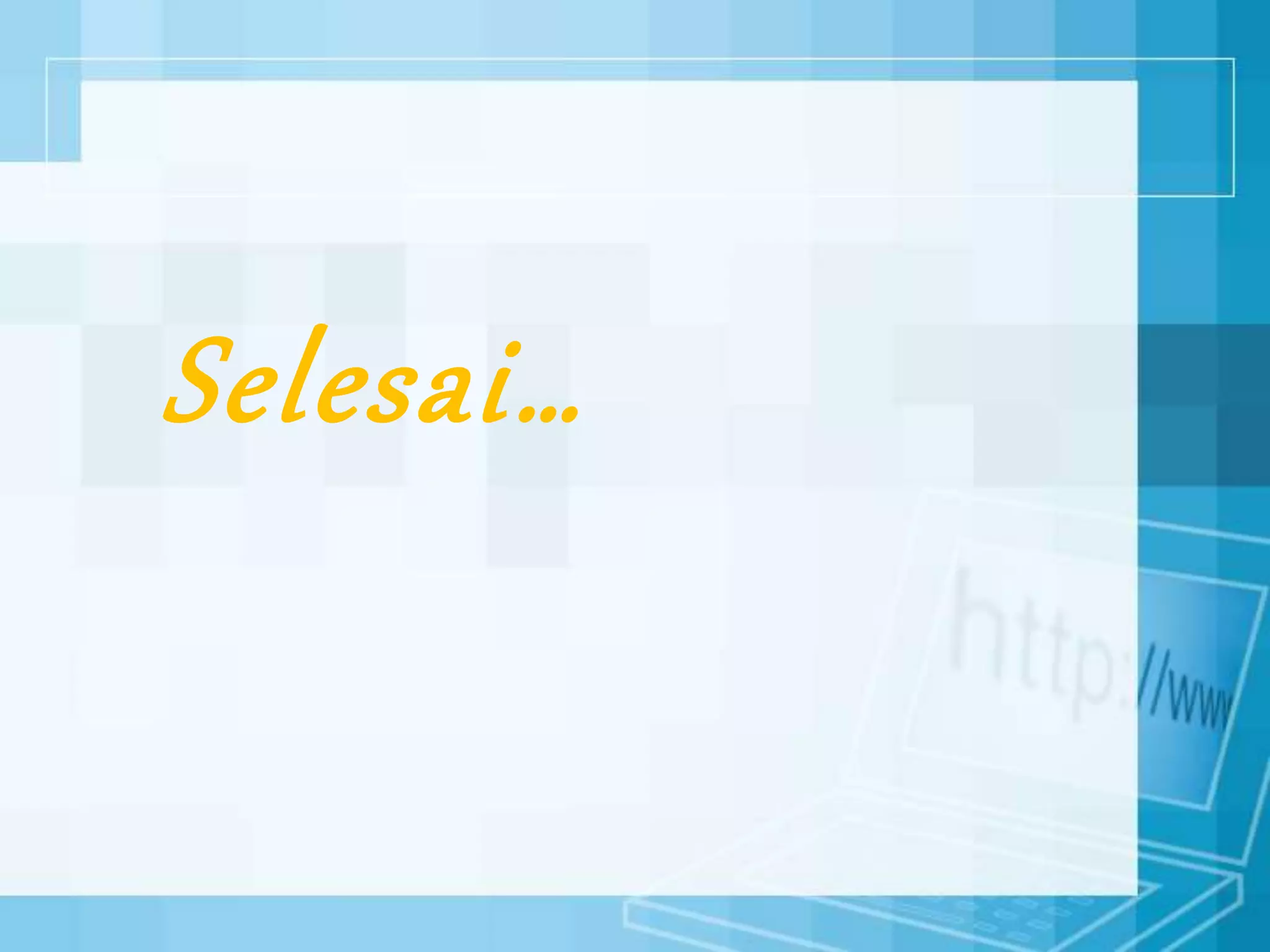 Bab 3 pengenalan terhadap afeksi dan kognisi | PPTX