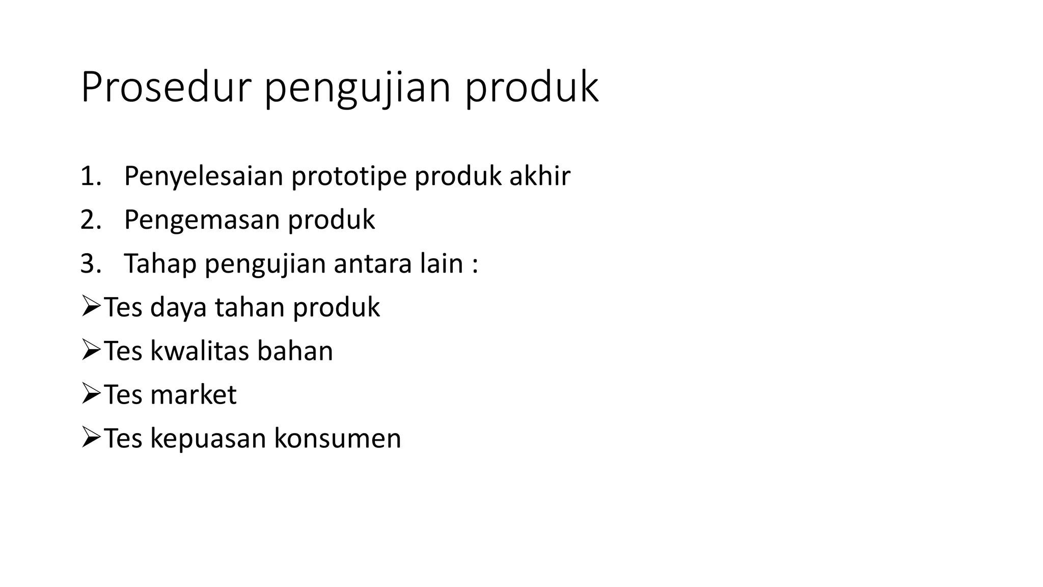 Bab 3 pengujian produk | PDF