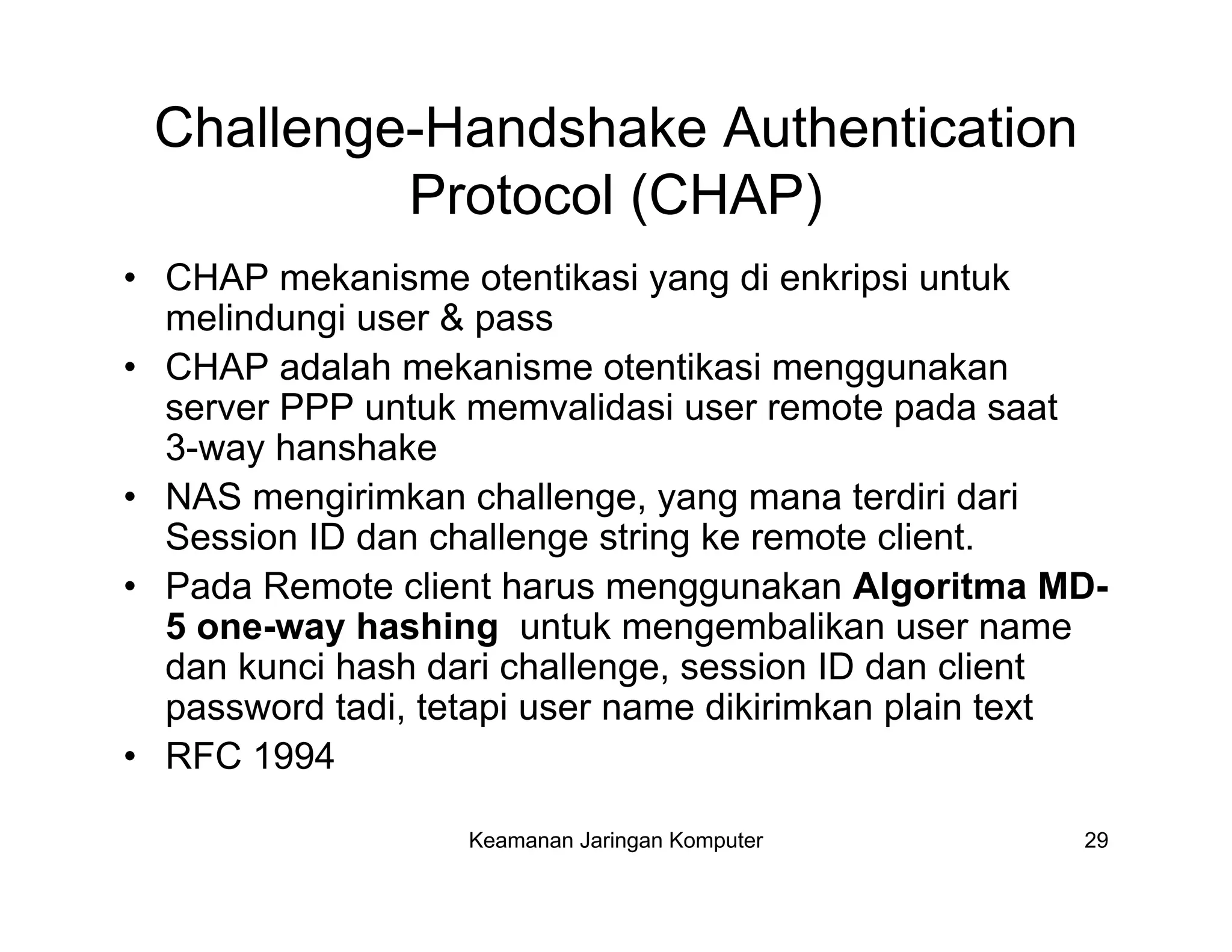 Bab3 protocol secured | PPT