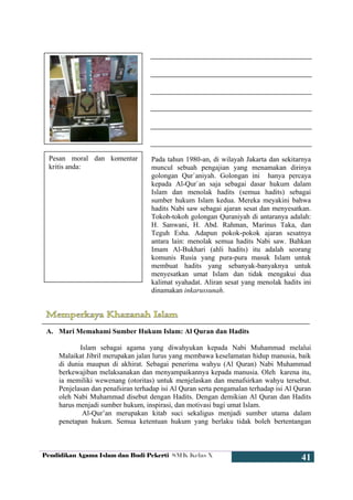 Bab 3 quran hadis pedoman hidup 2 | PDF