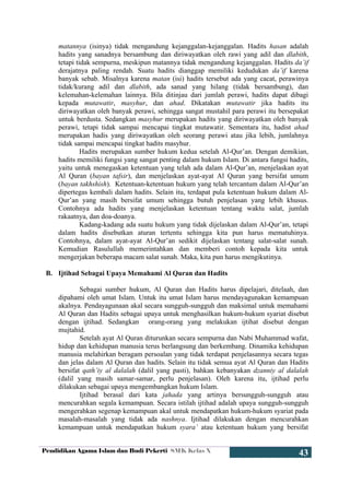Bab 3 quran hadis pedoman hidup 2 | PDF