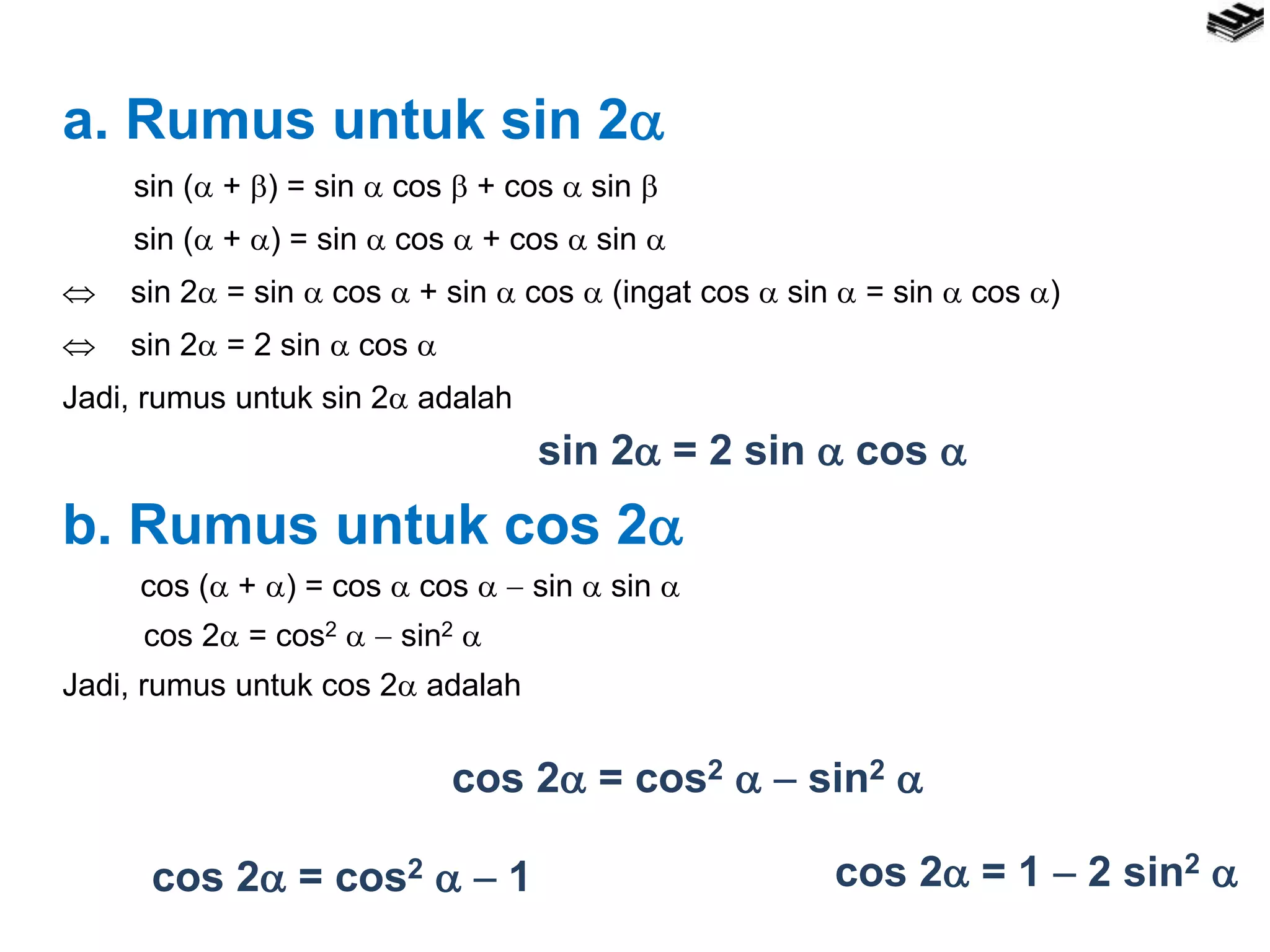 rumus rumus trigonometri | PPTX