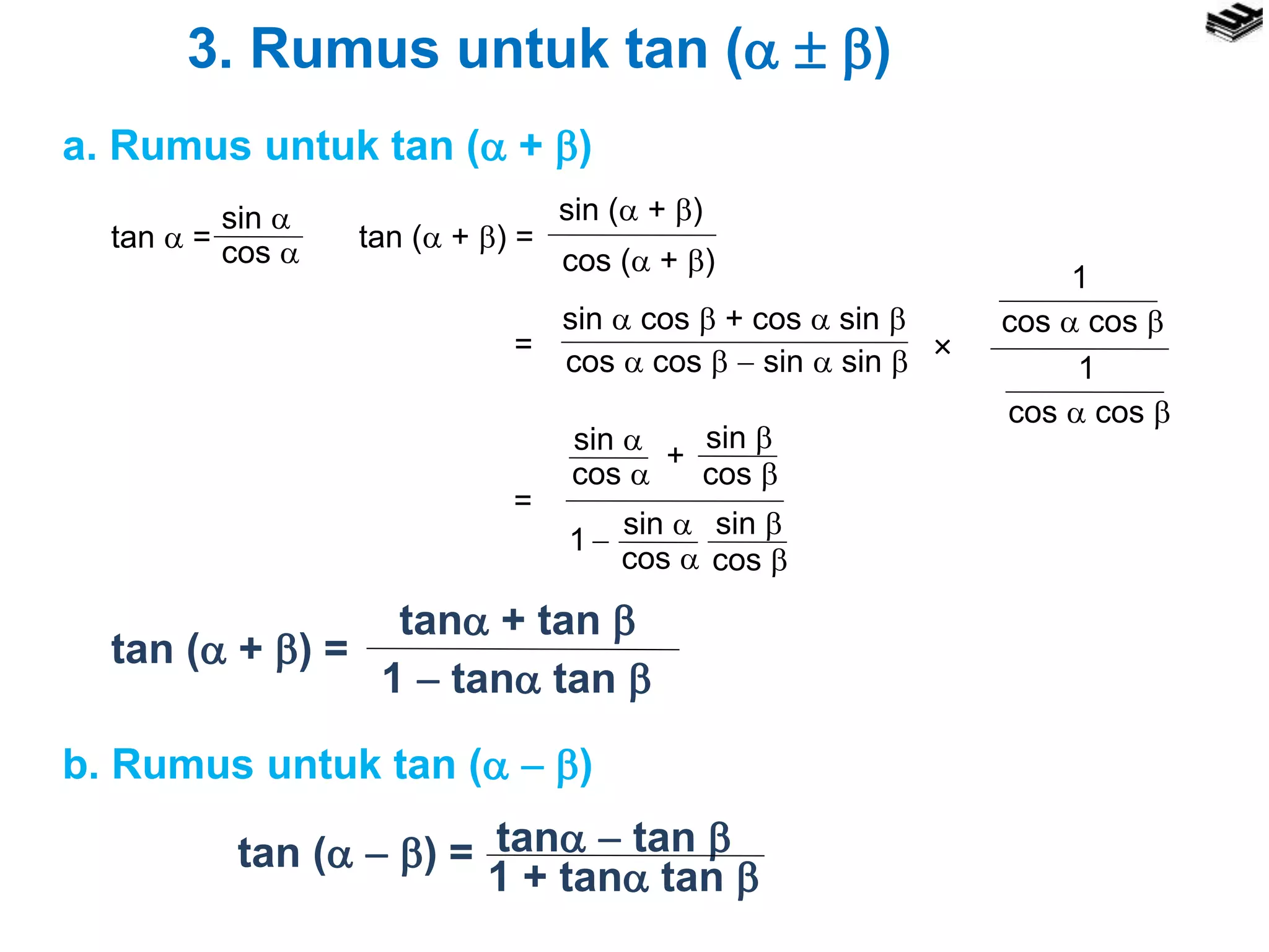rumus rumus trigonometri | PPTX