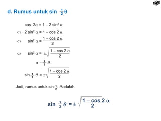 rumus rumus trigonometri | PPTX