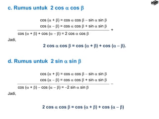 rumus rumus trigonometri | PPTX