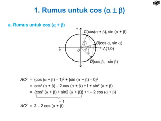 rumus rumus trigonometri | PPTX
