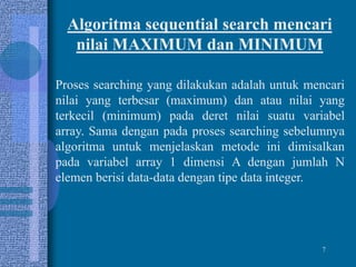 Bab 3 searching array | PPT