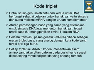 Bab 3 sintesis protein | PPT