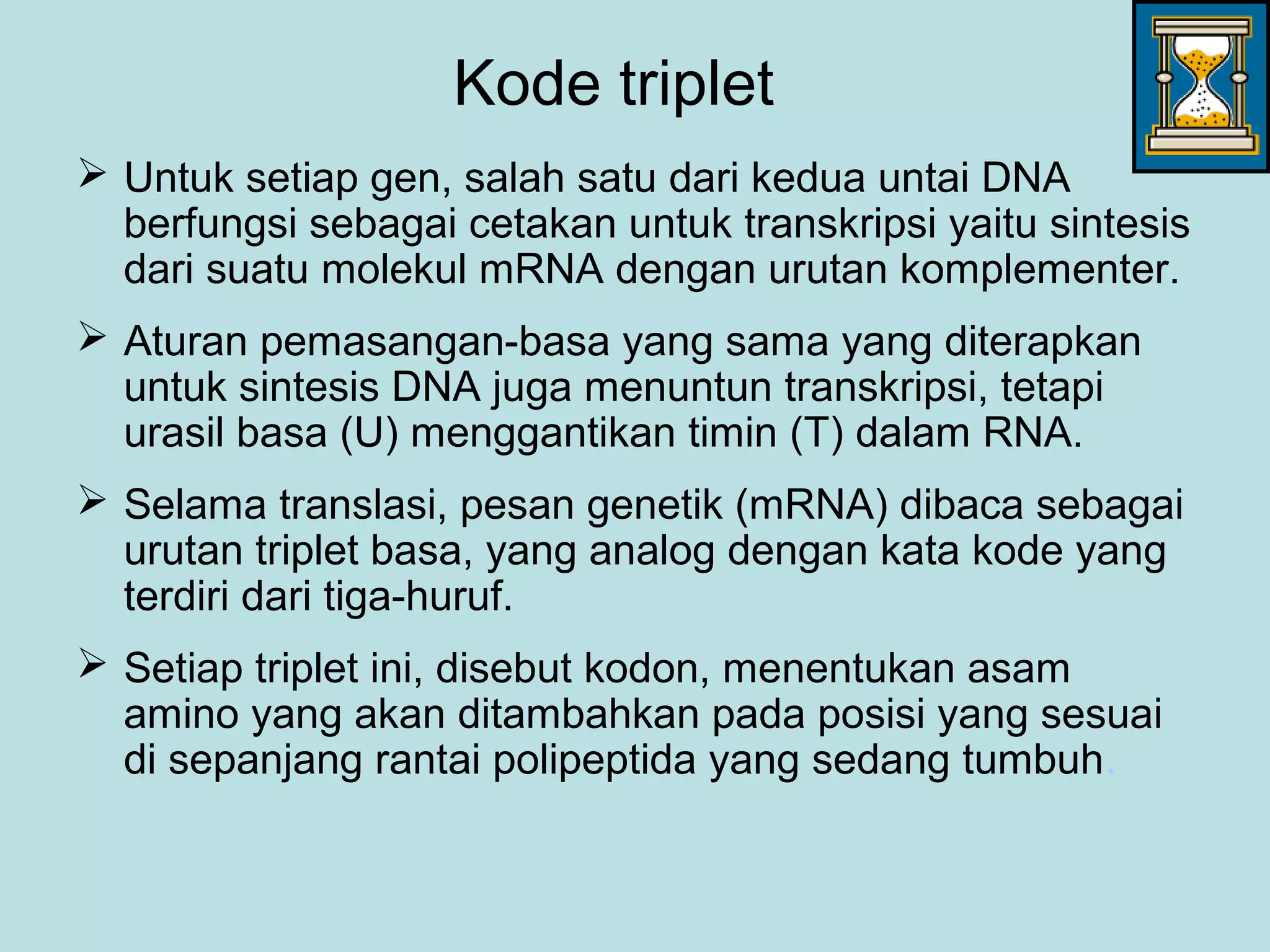 Bab 3 sintesis protein | PPT