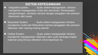 Bab 3 Sistem Administrasi Kepegawaian | PPTX