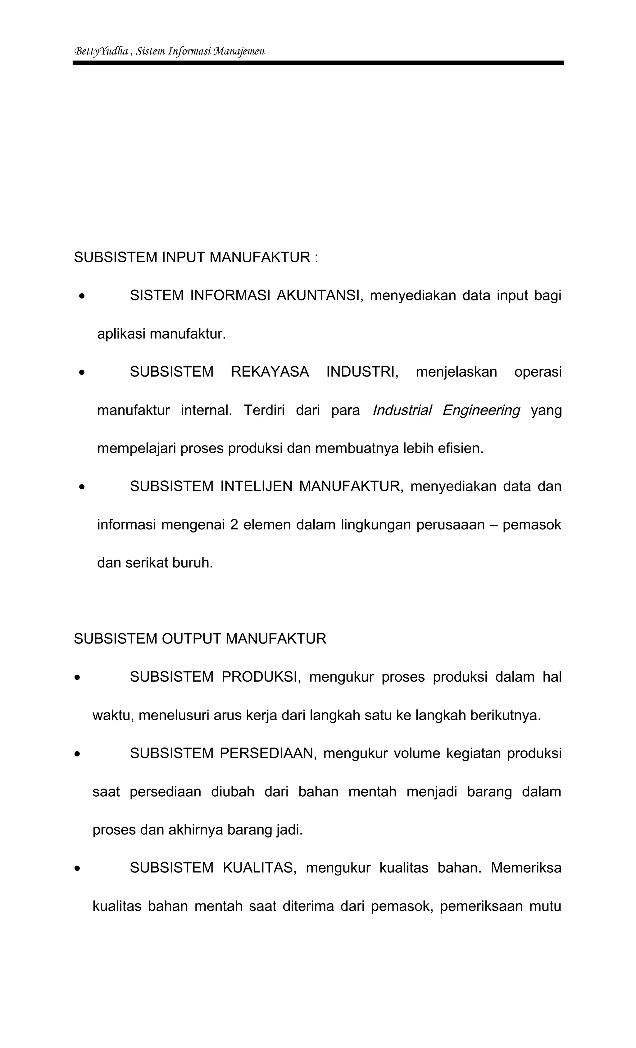Bab 3 sistem informasi manajemen | DOC