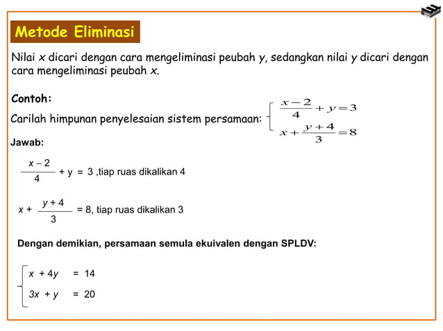 sistem persamaan linear | PPTX