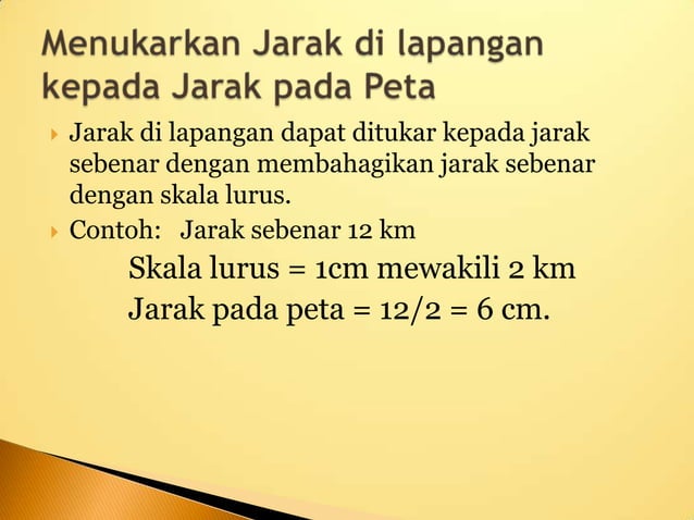 Bab 3 skala dan jarak | PPT