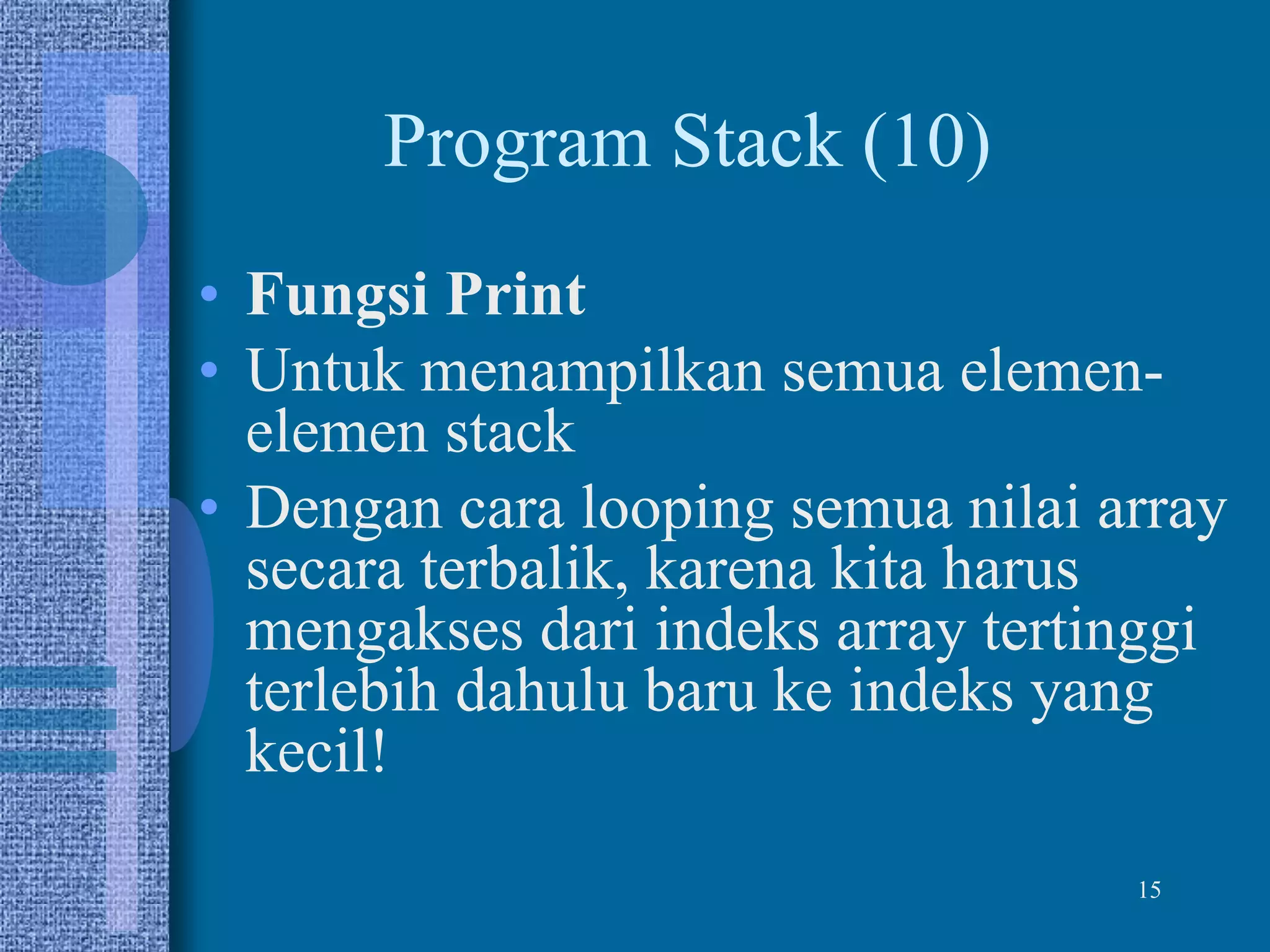 Bab 3 stack (tumpukan) | PPT