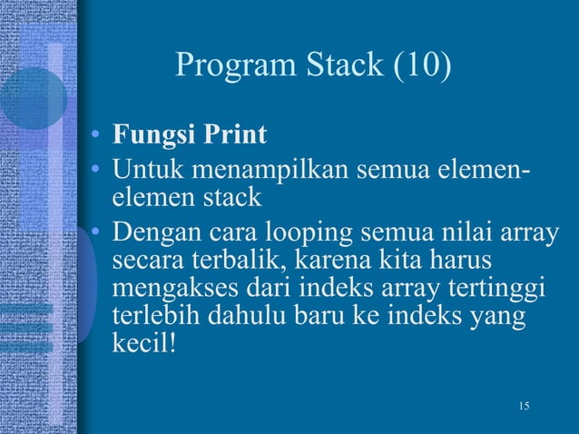 Bab 3 stack (tumpukan) | PPT