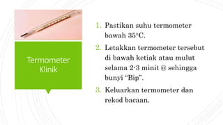 Bab 3 teknik mengukur parameter kesihatan badan | PPTX