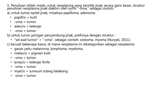 Bab 3 TERMINOLOGI MEDIS NEOPLASMA.pptx