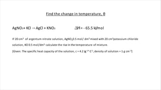 Form 5 Bab 3 Termokimia (ENG).pptx | Chemistry | Science