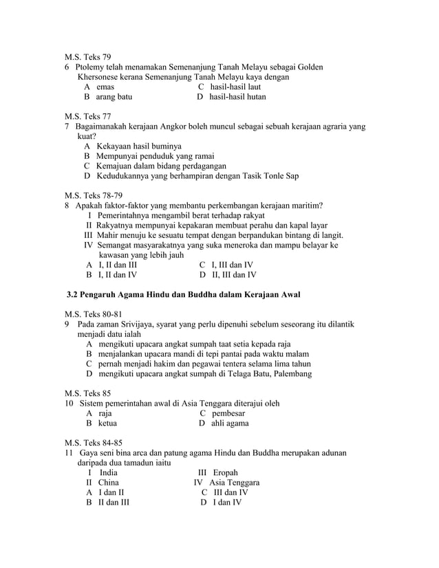 Bab 3 tg4 soalan obj frm cd | DOC