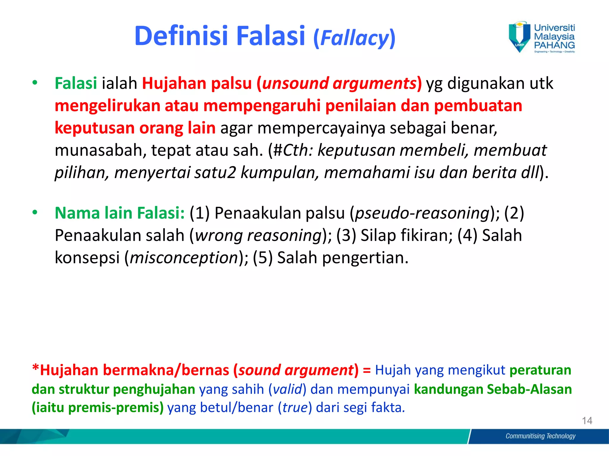 LOGIK & METODOLOGI (Seni dan Kaedah Berfikir) | PDF