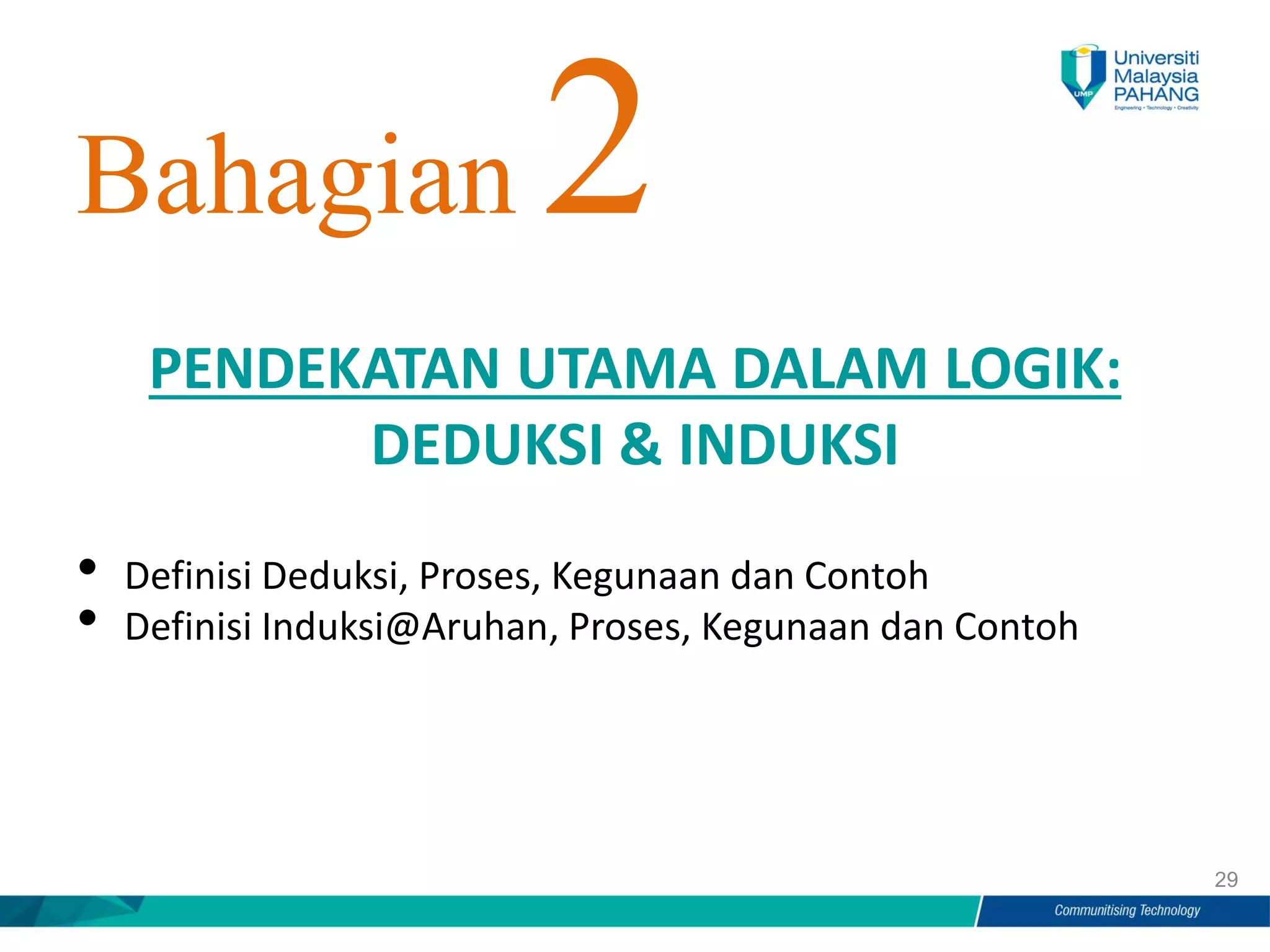 LOGIK & METODOLOGI (Seni dan Kaedah Berfikir) | PDF