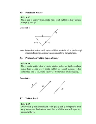Bab 3 (vektor) | PDF
