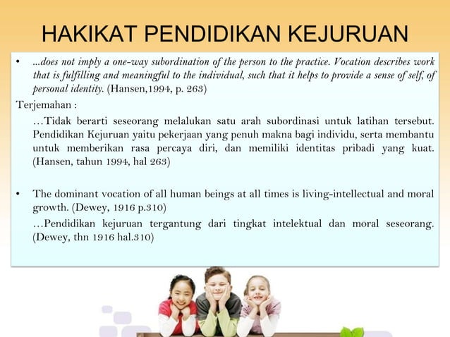 Kajian Pendidikan Teknologi Kejuruan buku vocation education stephen ...