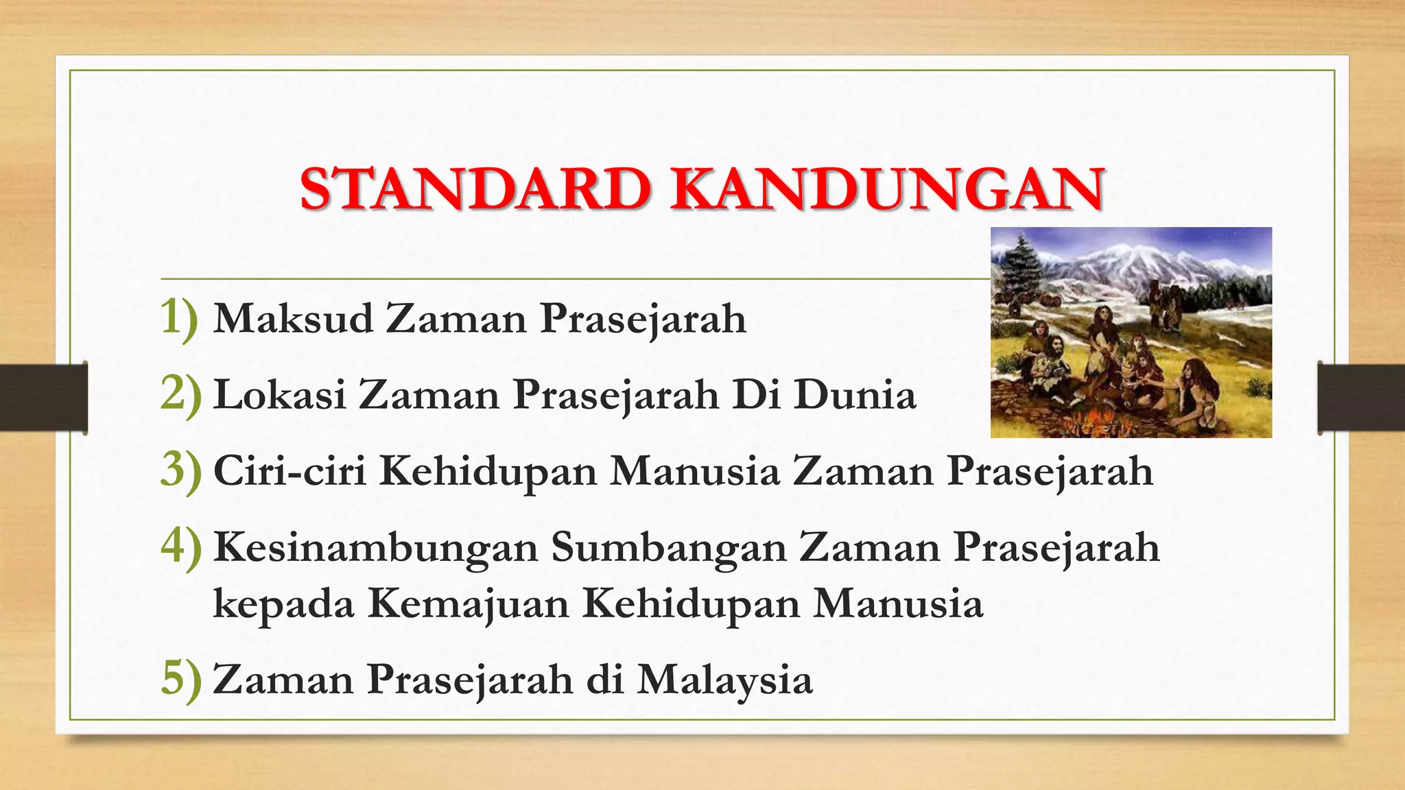 Bab 3 zaman pra sejarah | PPTX