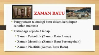 Bab 3 zaman pra sejarah | PPTX