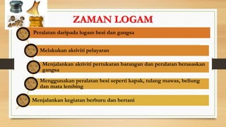 Bab 3 zaman pra sejarah | PPTX