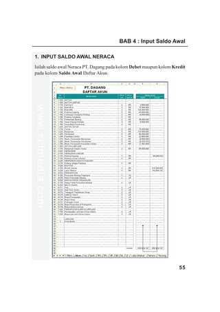 Aplikasi Akuntansi Excel Bab 4 | PDF