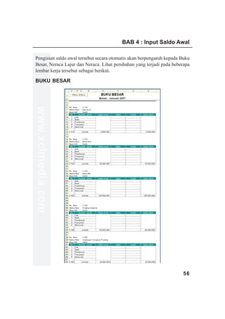 Aplikasi Akuntansi Excel Bab 4 | PDF