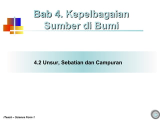 Bab 4 Kepelbagaian Sumber di Bumi | PPT
