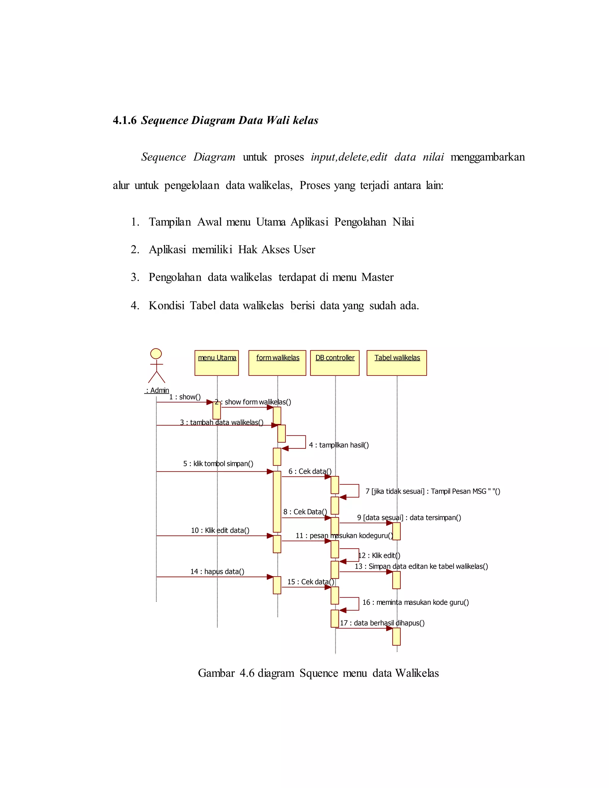 Aplikasi Data Nilai Siswa, Perancangan System dengan OOSE | DOCX