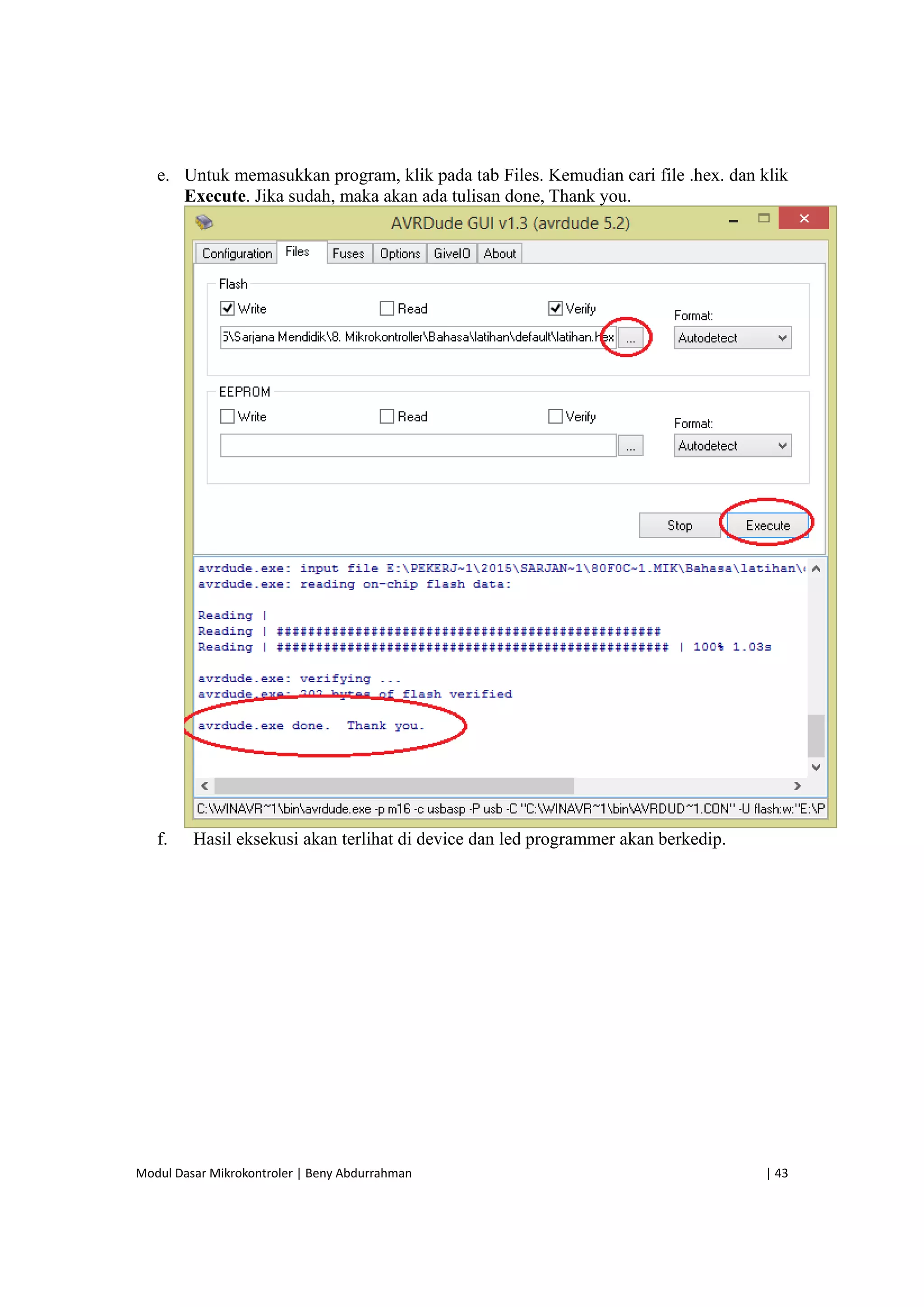 Bab 4. Penggunaan Software AVR Studio 4, Simulasi dan Downloader | PDF
