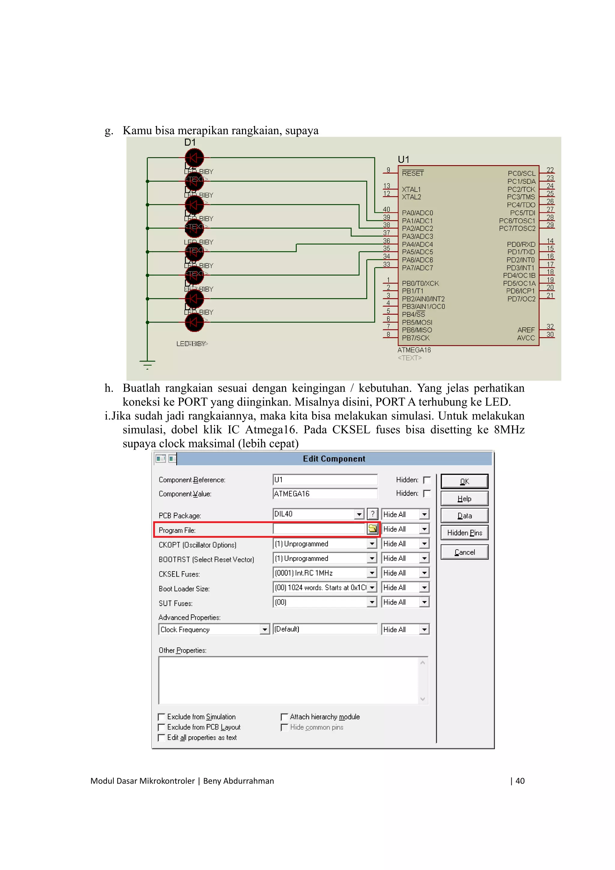 Bab 4. Penggunaan Software AVR Studio 4, Simulasi dan Downloader | PDF