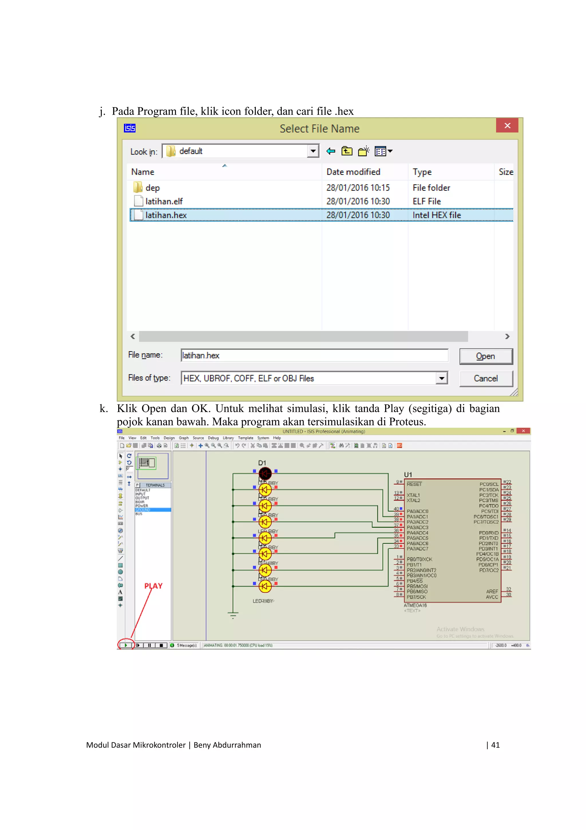 Bab 4. Penggunaan Software AVR Studio 4, Simulasi dan Downloader | PDF