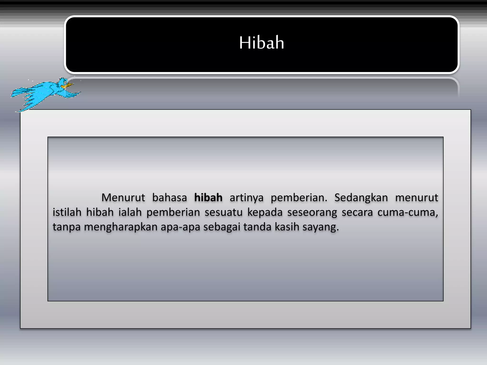 Materi Fiqih "Sedekah, Hibah dan Hadiah" | PPTX