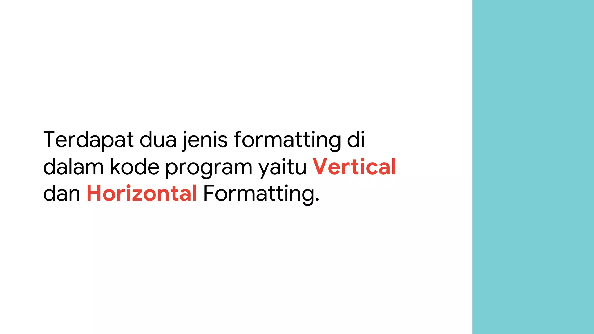 Clean Code - Formatting Code | PPT