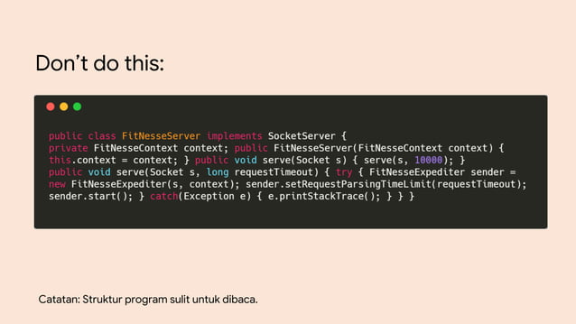 Clean Code - Formatting Code | PPT