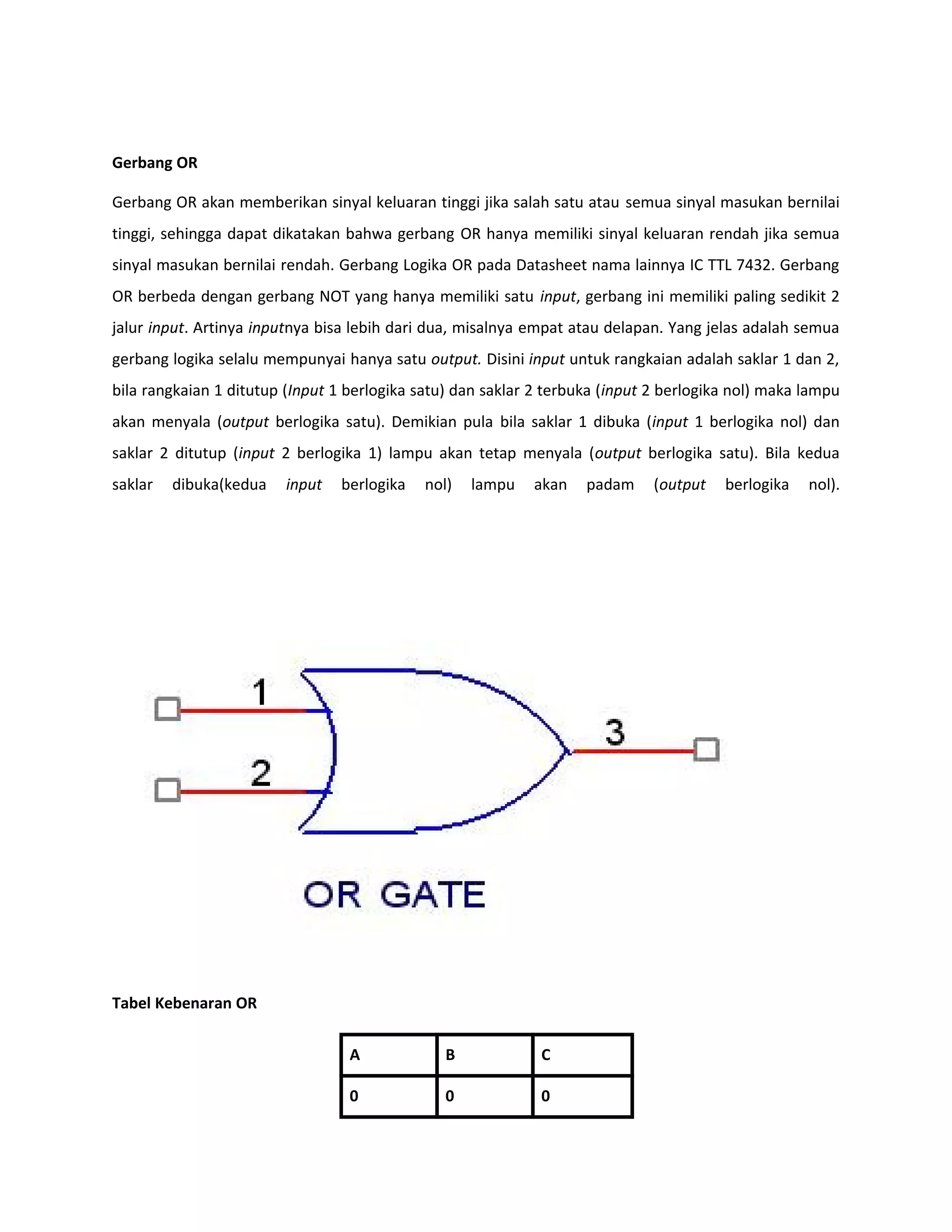 gerbang logika dan transistor | DOC