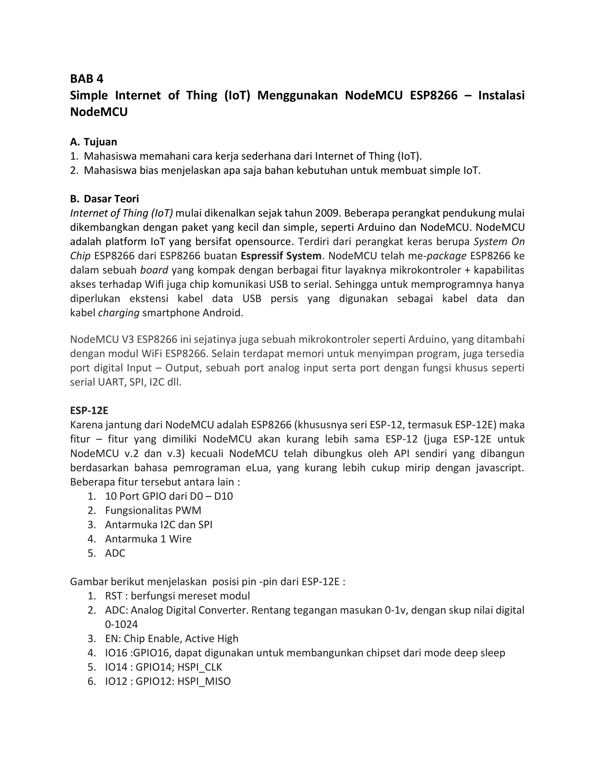 Installasi NodeMCU | PDF