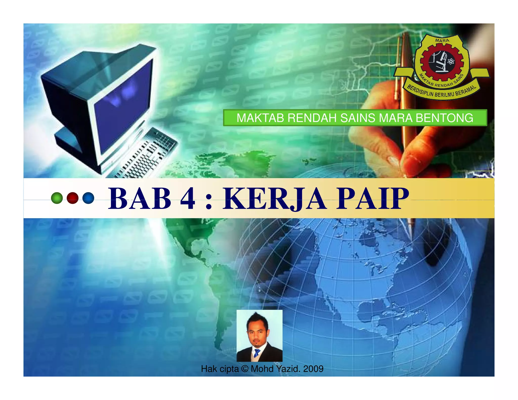Bab 4 kerja paip | PDF