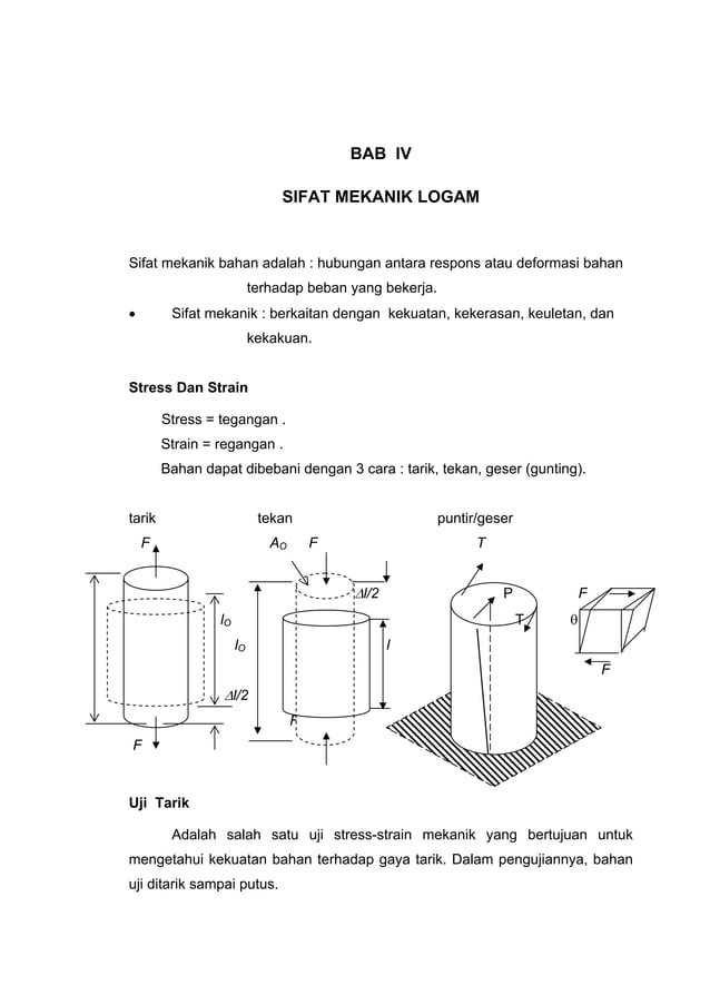 Bab4 mt uji tarik | PDF
